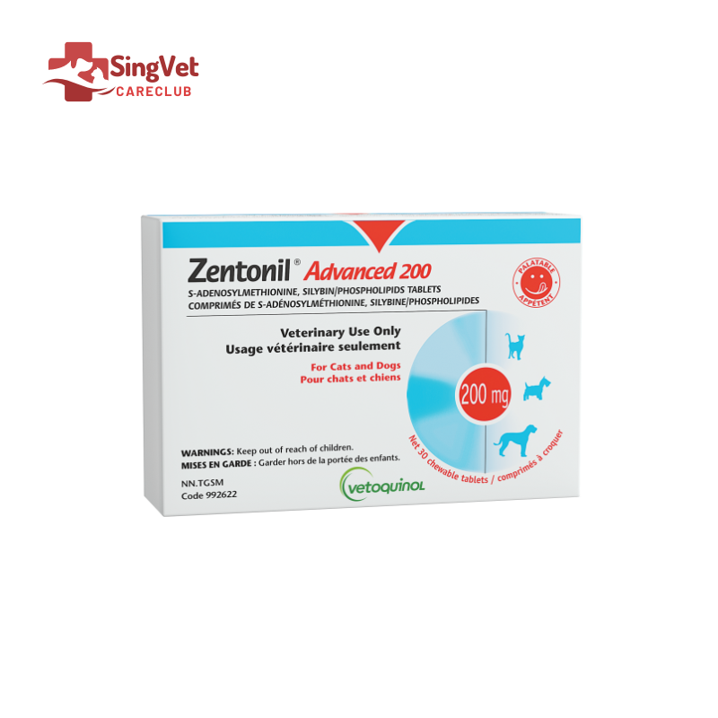 Bundle : 30 tablets of Zentonil (200mg) – SingVet Animal Clinic